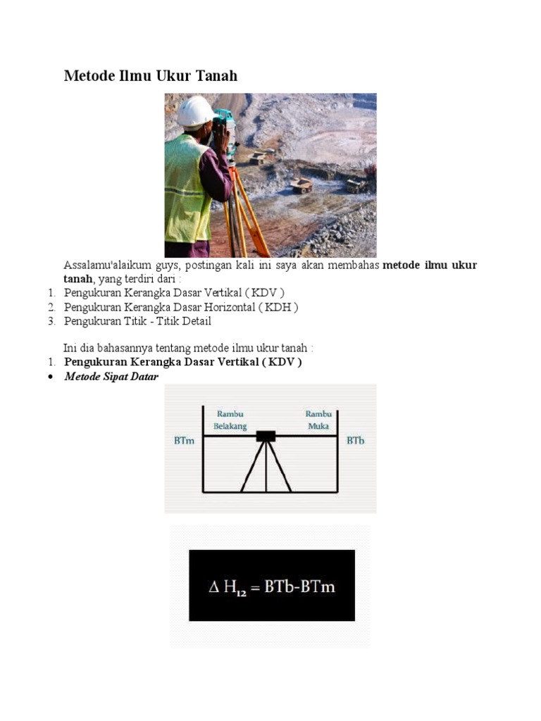 Teknik Pengukuran Tanah | PDF | Sains & Matematika