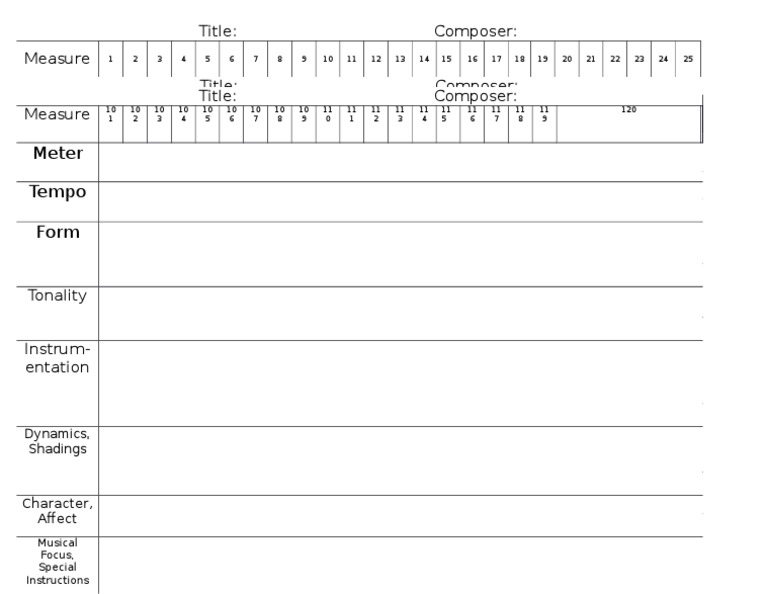 Meter Tempo Form Meter Tempo Form Meter Tempo Form Meter Tempo Form ...