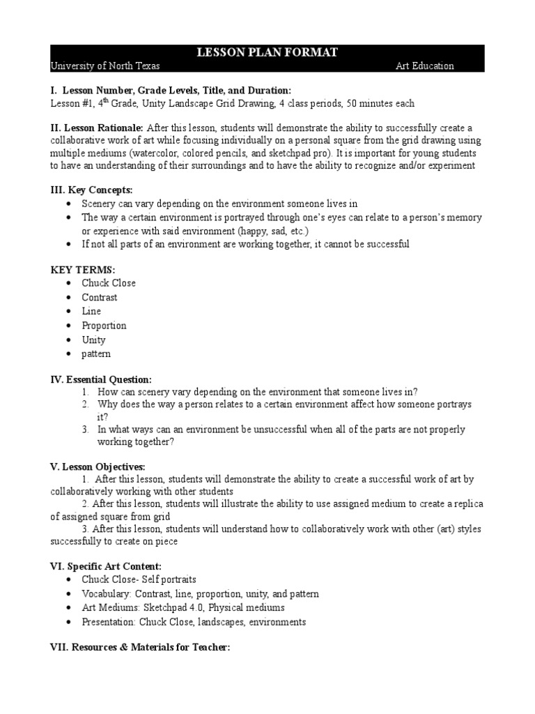 Virtual Lesson Plan 1 1 | PDF | Creativity | Critical Thinking