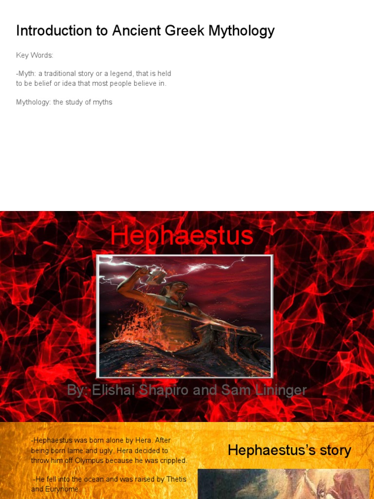 Hephaestus: Myths and Legacy | PDF