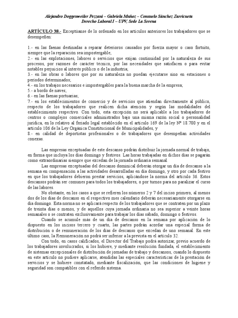 Artículo 38 | PDF