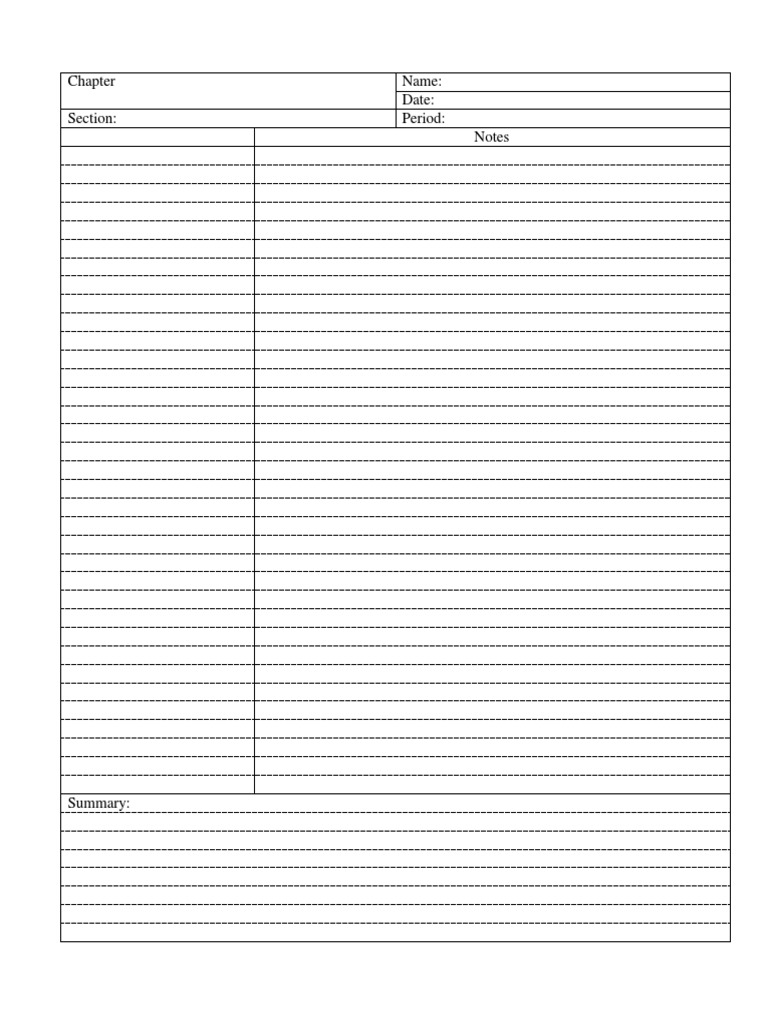 Name: Date: Section: Period: Notes | PDF
