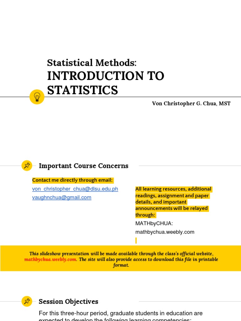 Introduction To Statistics Pdf Level Of Measurement Sampling Statistics