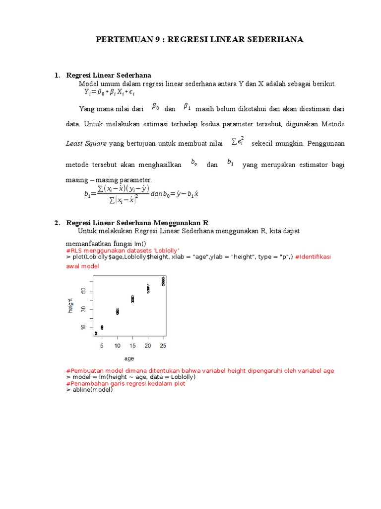 Modul Komputasi Statistik Dengan R Software | PDF