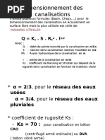 Formule de Manning-Strickler et Débits | PDF | Plomberie | Génie ...