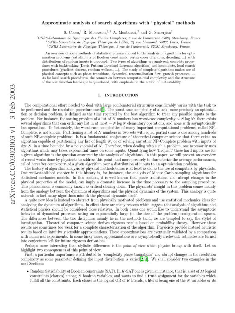 3 Pdf Pdf Time Complexity Computational Complexity Theory