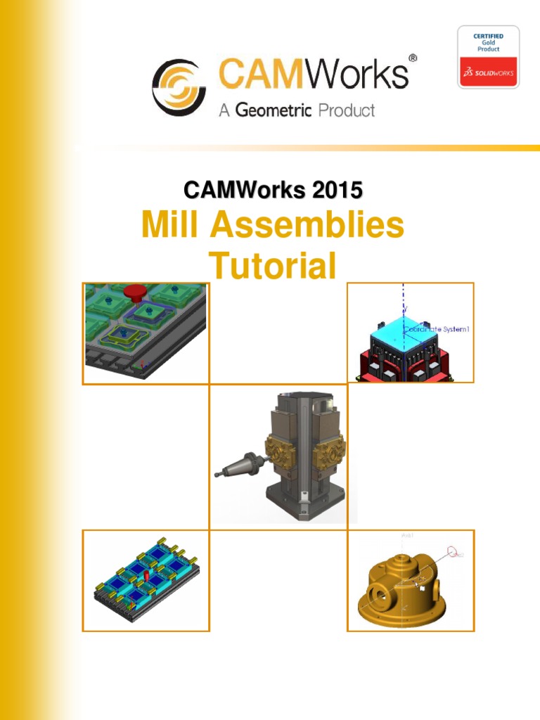 CamWorks Mill Assemblies Tutorial | PDF | Dialog Box | Menu (Computing)