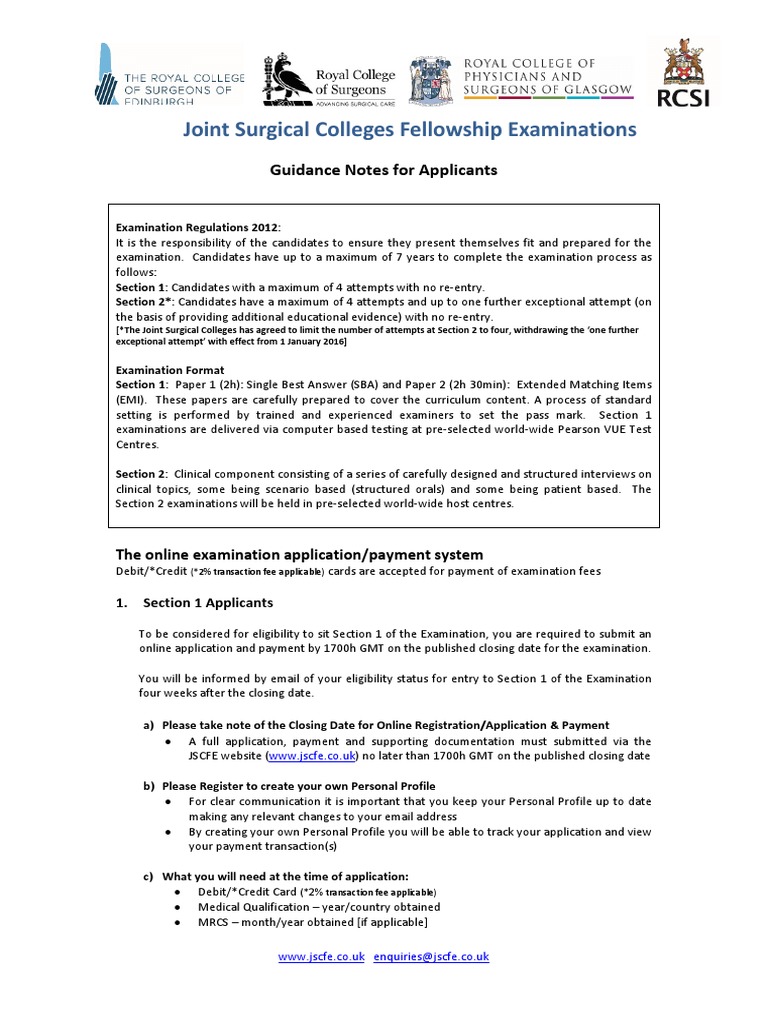 JSCFE Guidance Notes For Applicants - Generic | Download Free PDF ... JSCFE Guidance Notes For Applicants - Generic | Download Free PDF ...