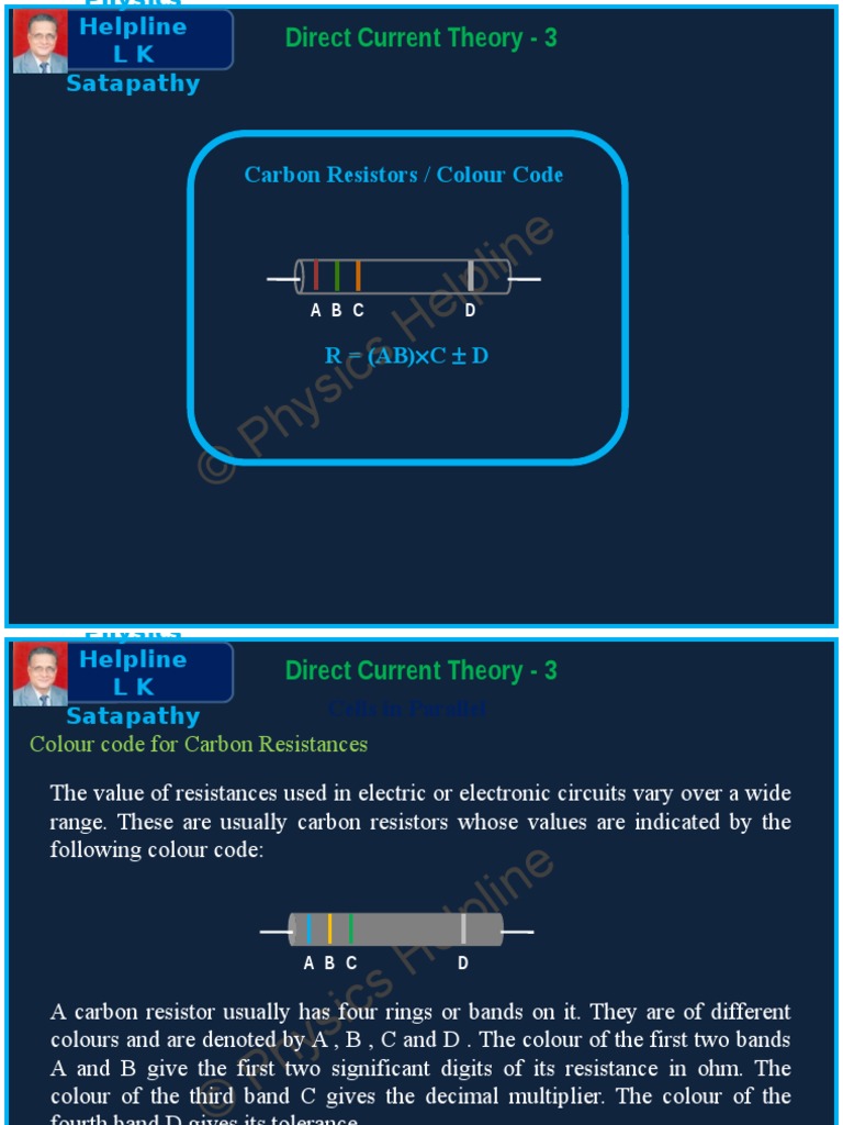 H Elp Lin E: Direct Current Theory - 3 | PDF