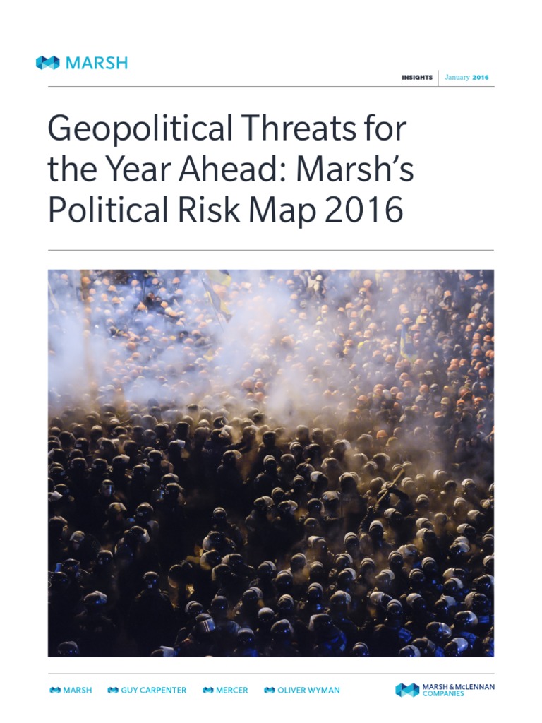 Political Risk Map 01-2016 | PDF | Price Of Oil | Member State Of The ...