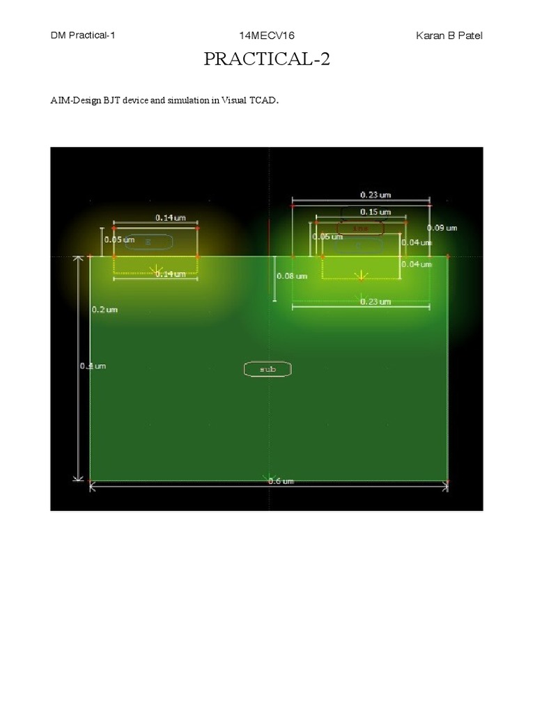 Design and Simulation of a Bipolar Junction Transistor Device Using ...