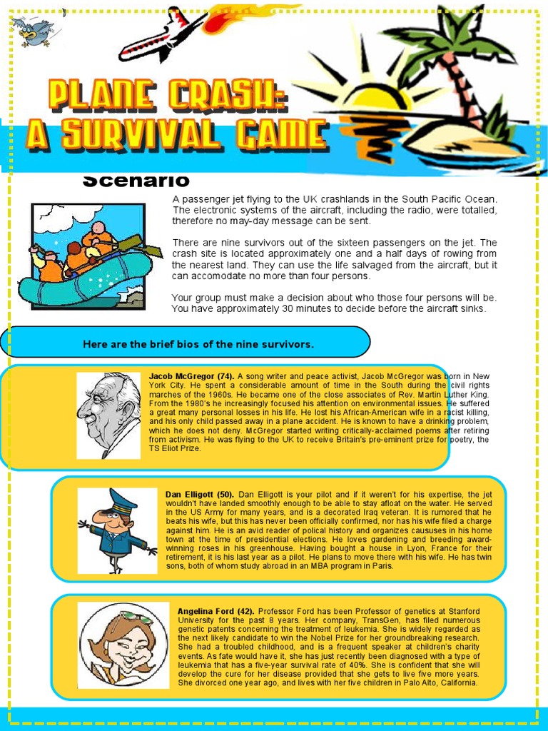 Plane Crash Survival Team Exercise | PDF | Social Science
