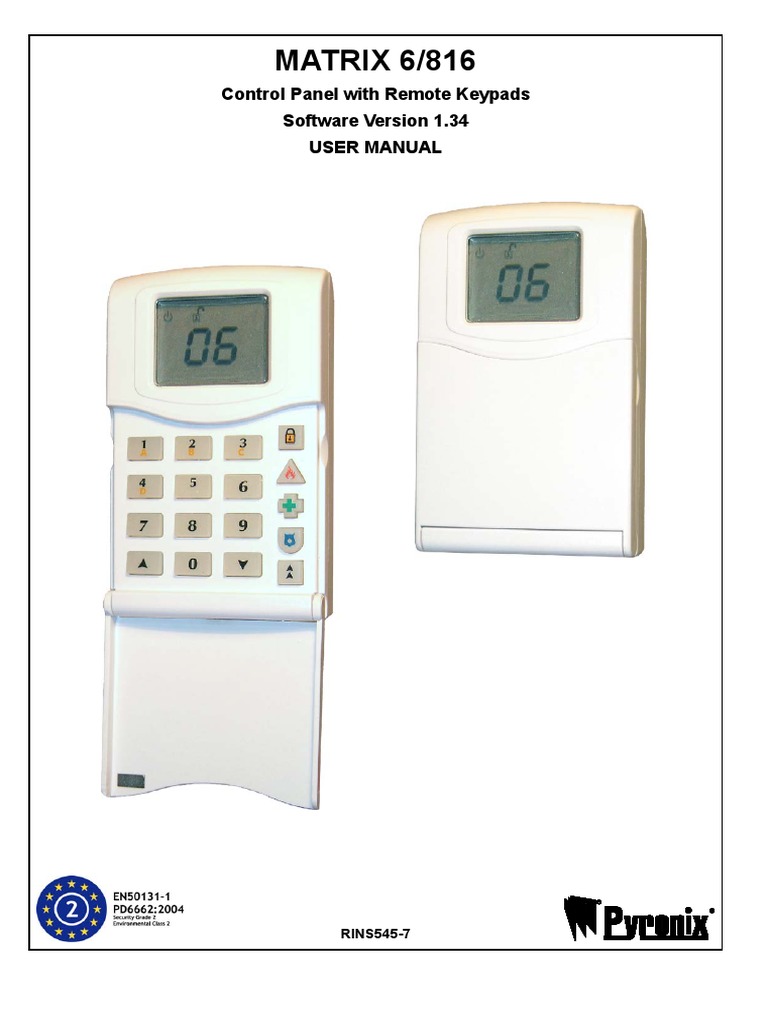 Matrix Pyronix Telephone Equipment