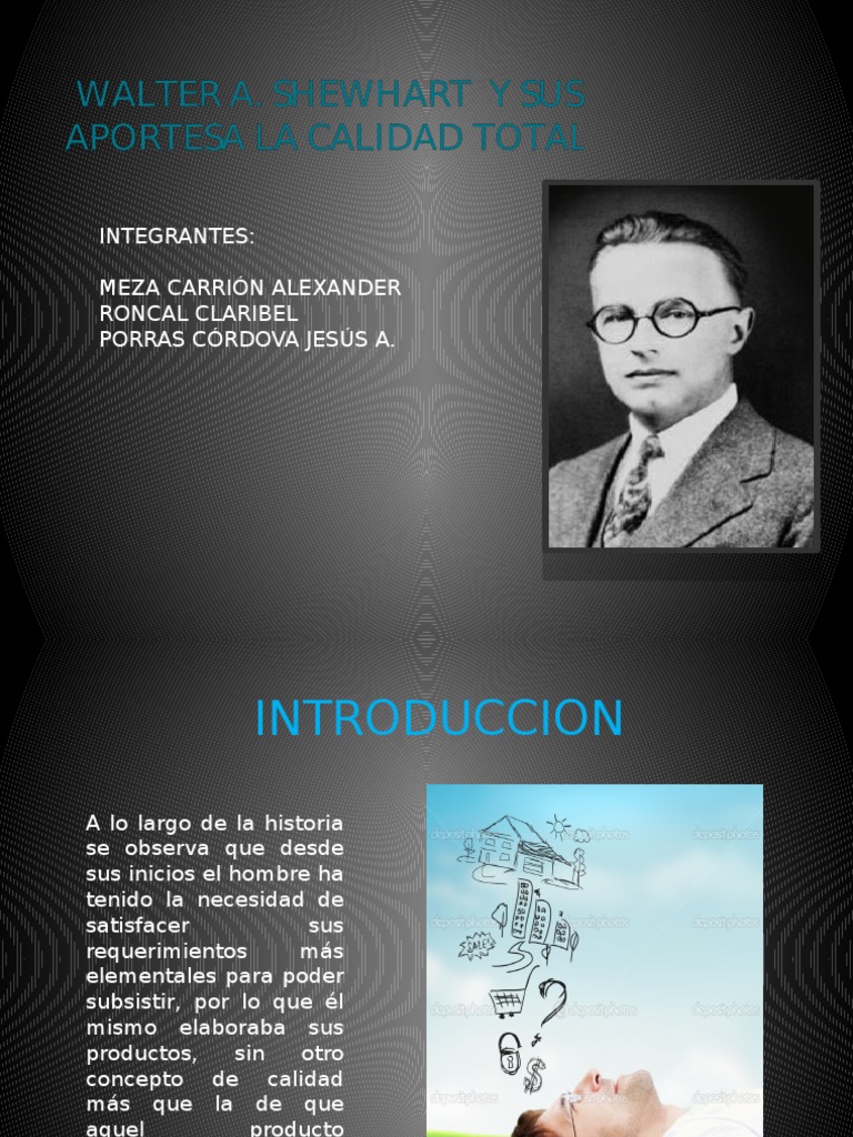 Walter Shewhart Ppt | Calidad (comercial) | Business