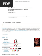 Street Fighter II Moves | PDF | Capcom | Video Game Franchises