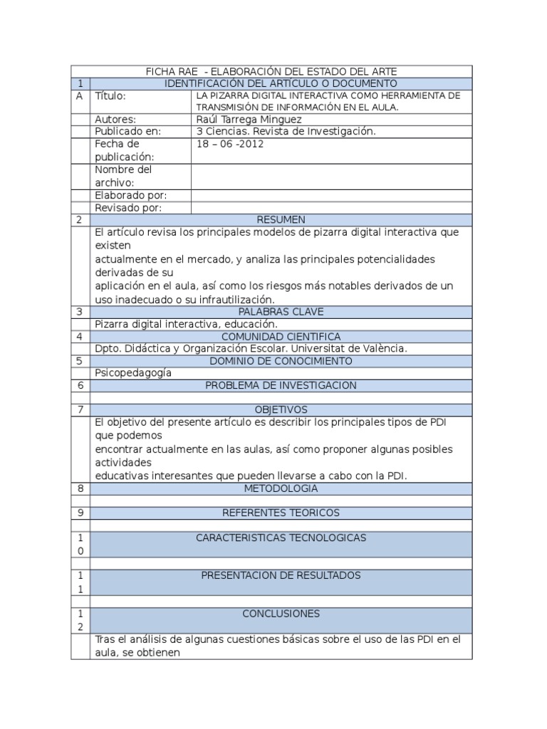 Ficha Rae 5 | PDF | Maestros | Aprendizaje