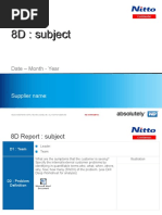 8D Report Format | PDF | Business | Computing And Information Technology