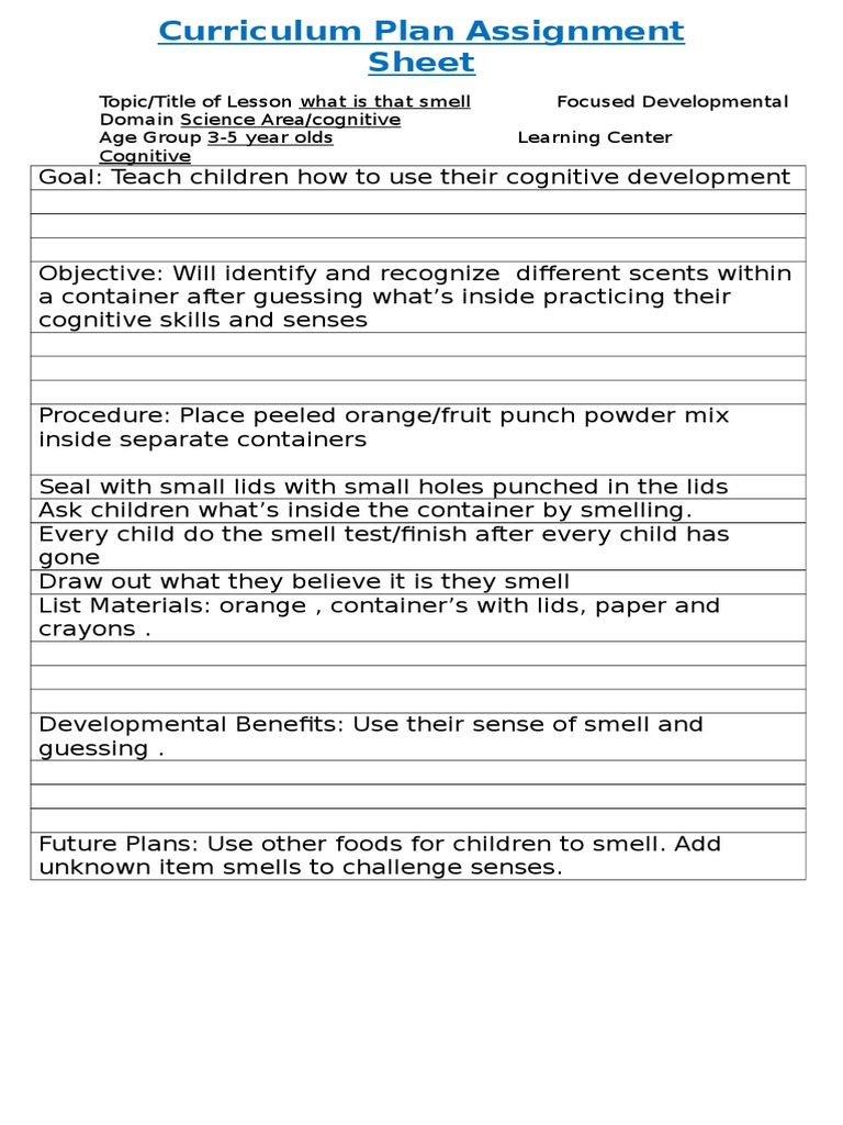 Curriculum Plan1 | PDF | Career & Growth | Science & Mathematics