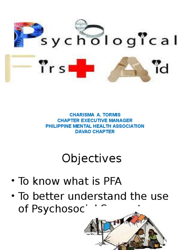 What Is Pfa | PDF | Adolescence | Psychological Trauma