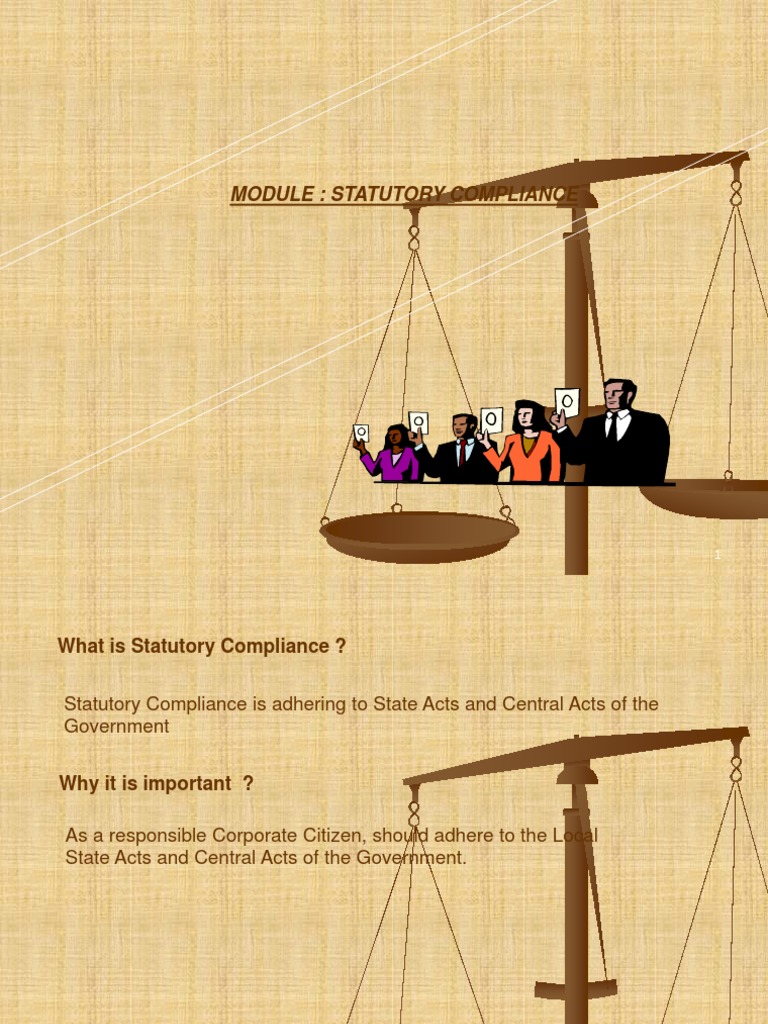 Statutory Compliance | PDF | Wage | Employment