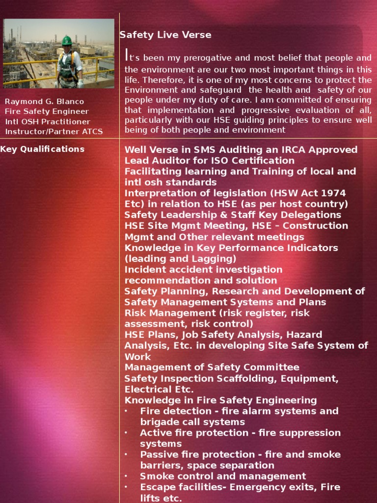 A Commitment to Safety: A Fire Safety Engineer's Pledge to Protect ...