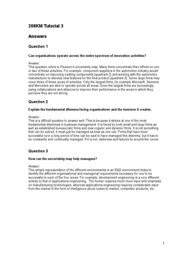 How Uncertainty Map Helps Managers | PDF | Innovation | Orchestras