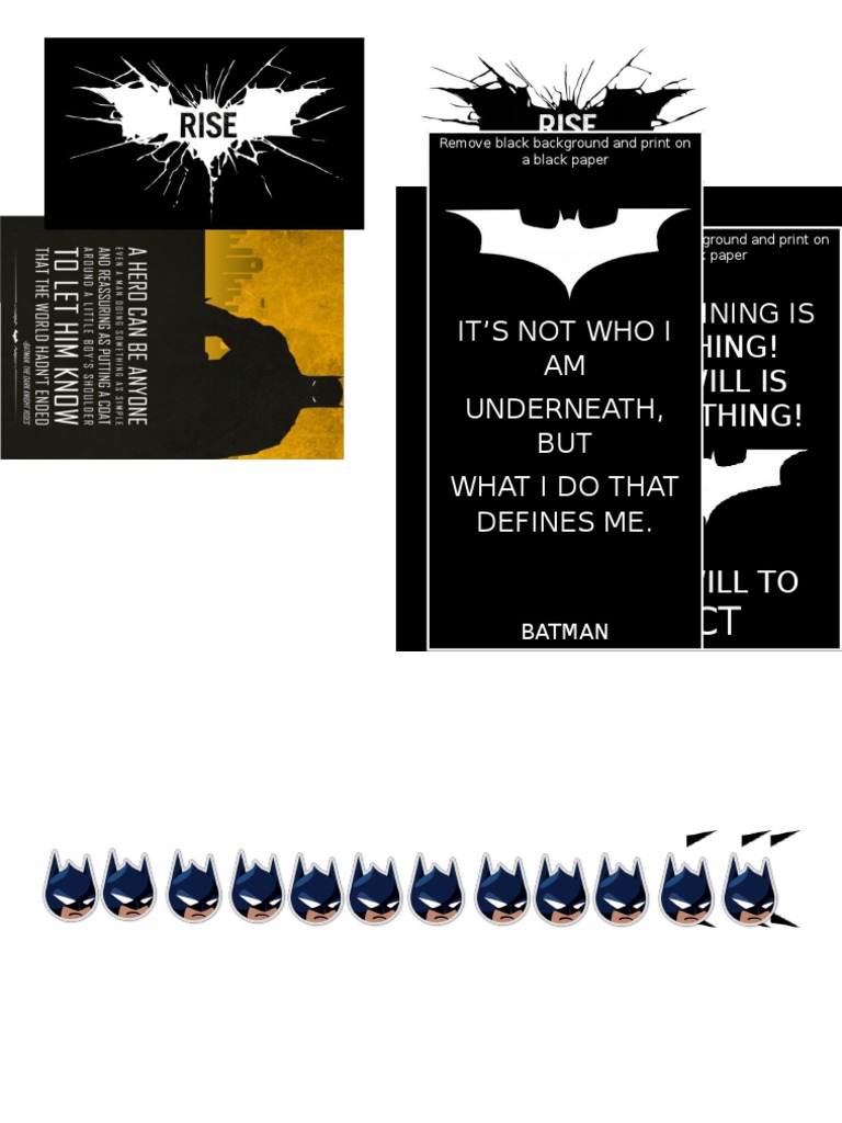 Batman Planner | PDF