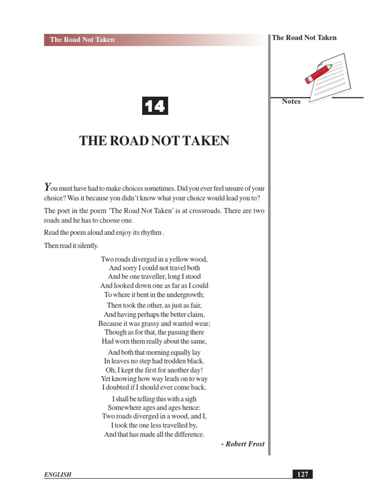 The Road Not Taken | PDF | Poetry