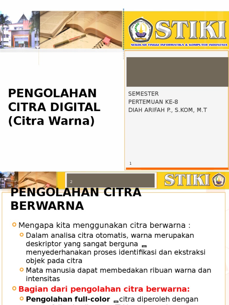 Citra Warna - Pengolahan Citra Digital | PDF