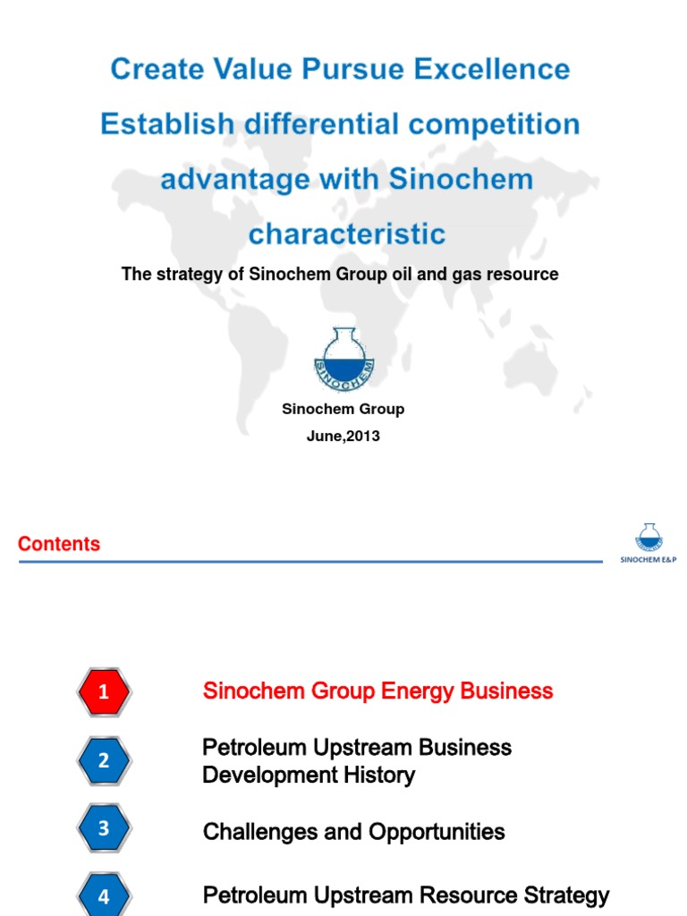 The Strategy of Sinochem Group Oil and Gas Resource | PDF | Petroleum ...