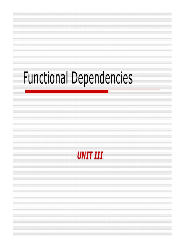 Understanding Functional Dependencies and Normalization | PDF | Databases | Areas Of Computer ...