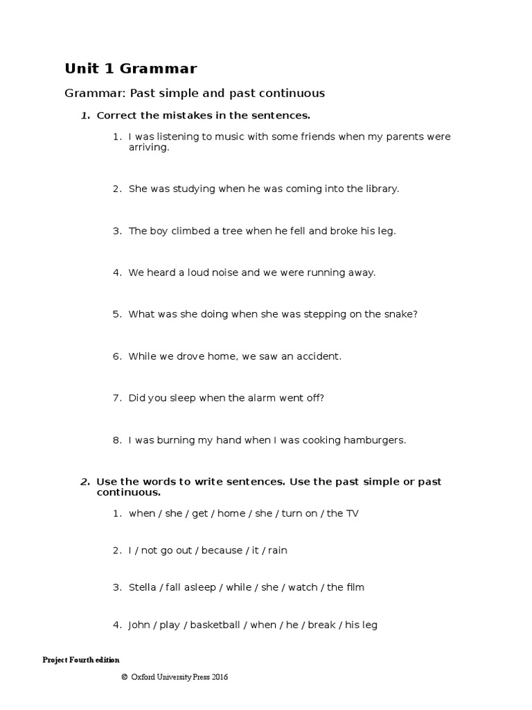 Unit 1 Grammar | PDF | Business