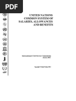 UN Salary Scale Categories | PDF