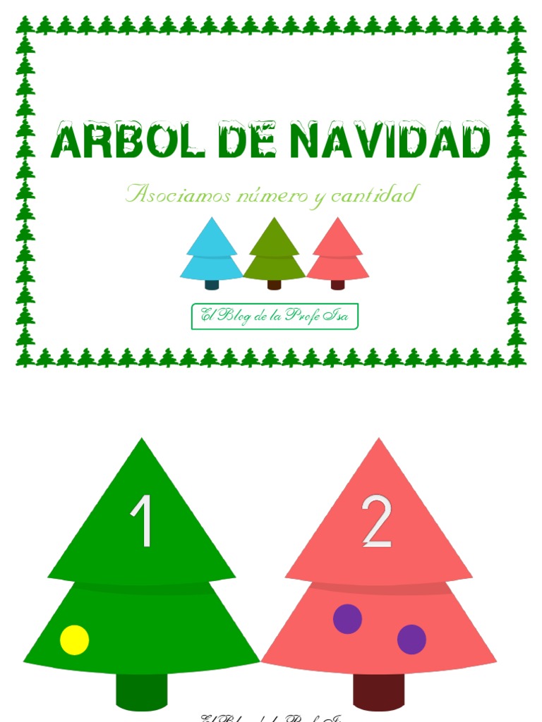 Árbol de Navidad - Números | PDF