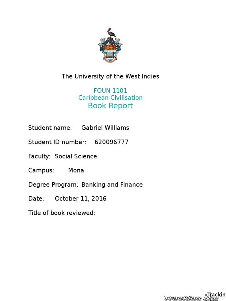 Book Report Cover Page | PDF