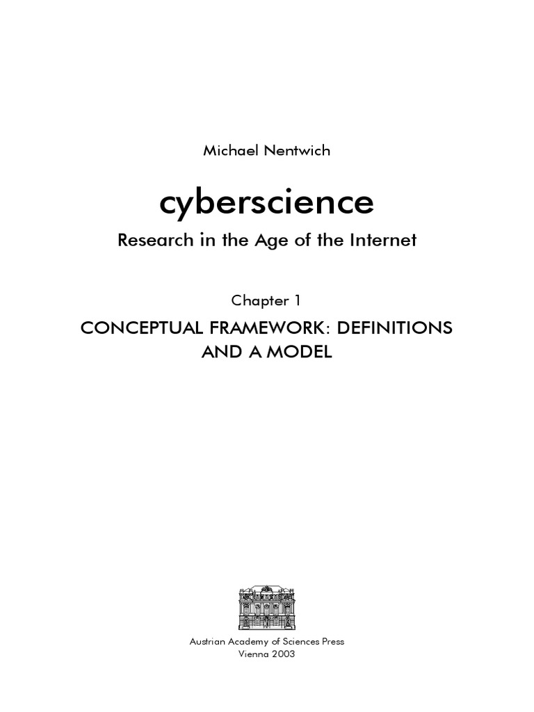 Conceptual Framework Definitions and A M PDF | PDF | Cyberspace ...