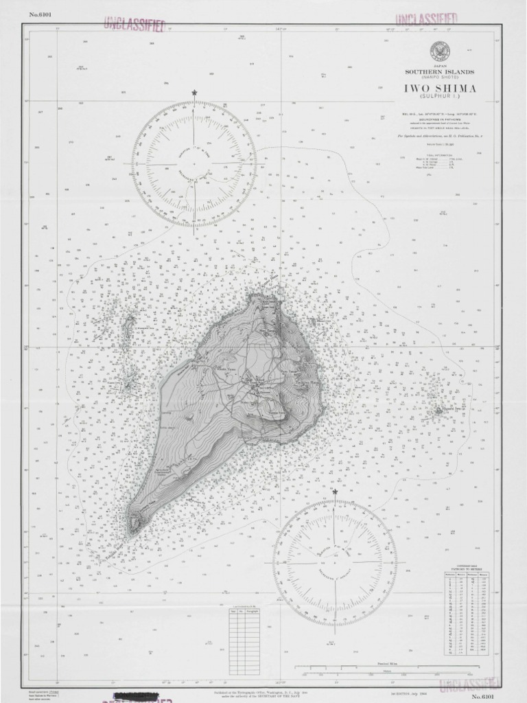 Iwo Jima Invasion Maps (1944) | Tide | Geography