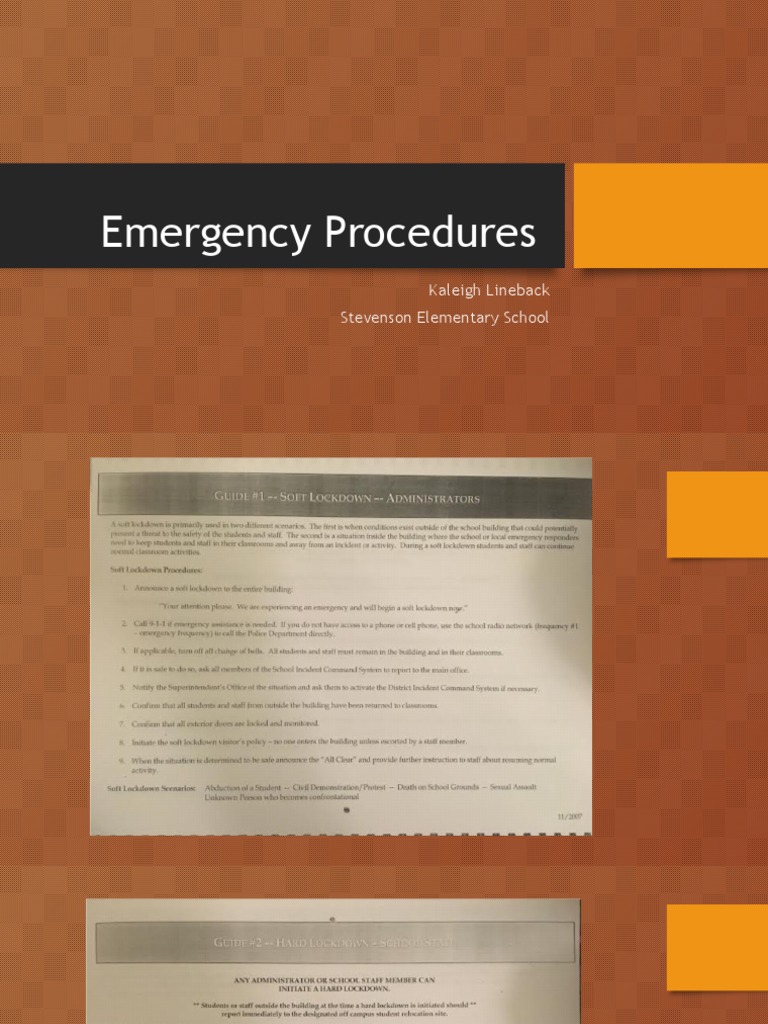 Emergency Procedures | PDF