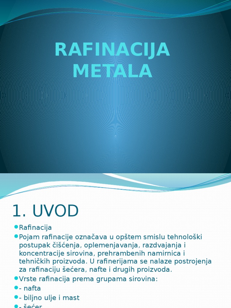 Rafinacija Metala | PDF