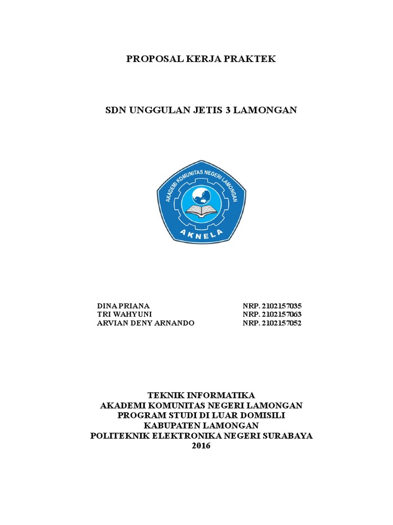Proposal Kerja Praktek | PDF