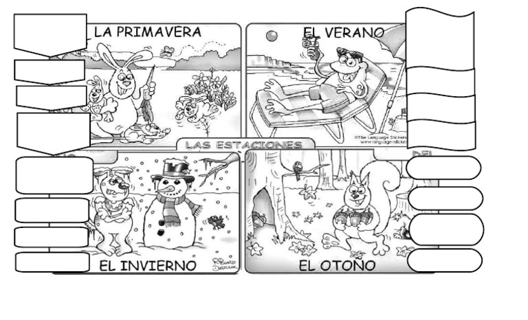 Actividad Estaciones para Colorear | PDF