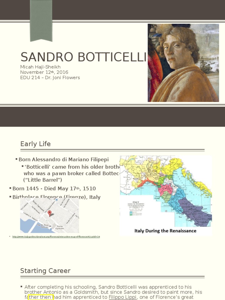 Botticelli 1 | PDF | Plastic Arts | Art Media
