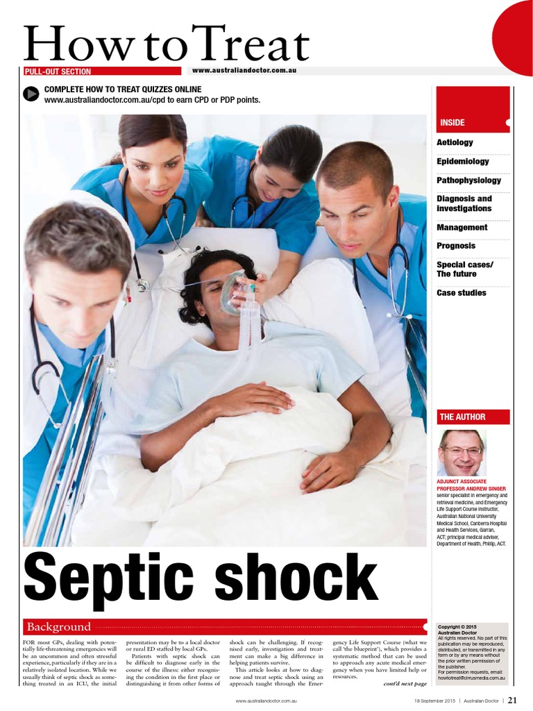 How To Treat: Septic Shock | PDF | Sepsis | Shock (Circulatory)