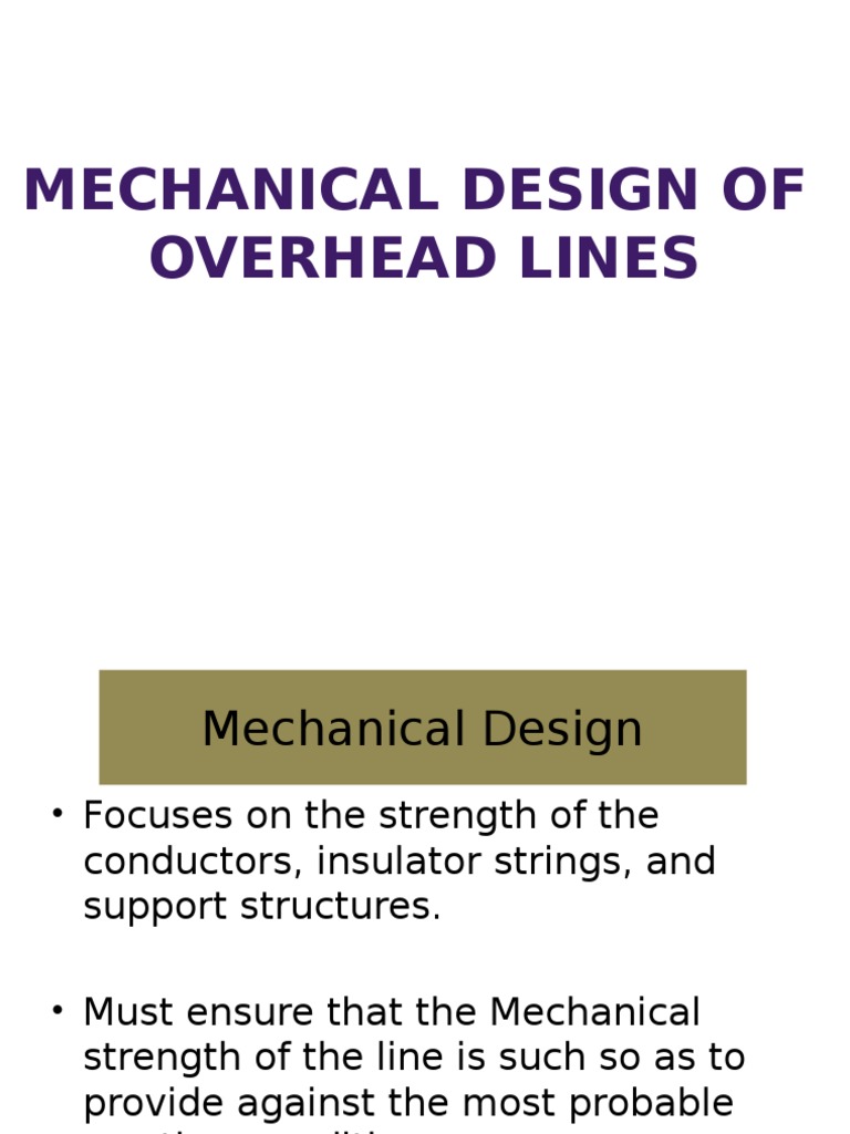 08 - Mechanical Design | PDF | Insulator (Electricity) | Electrical ...