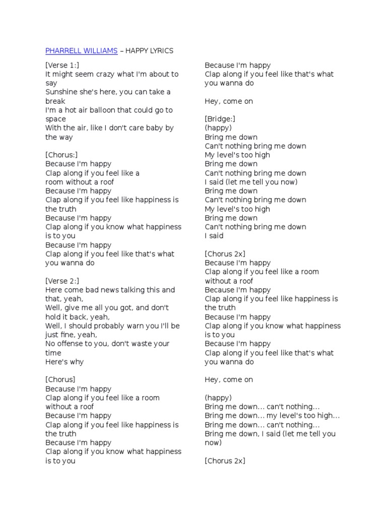 Lyrics | PDF