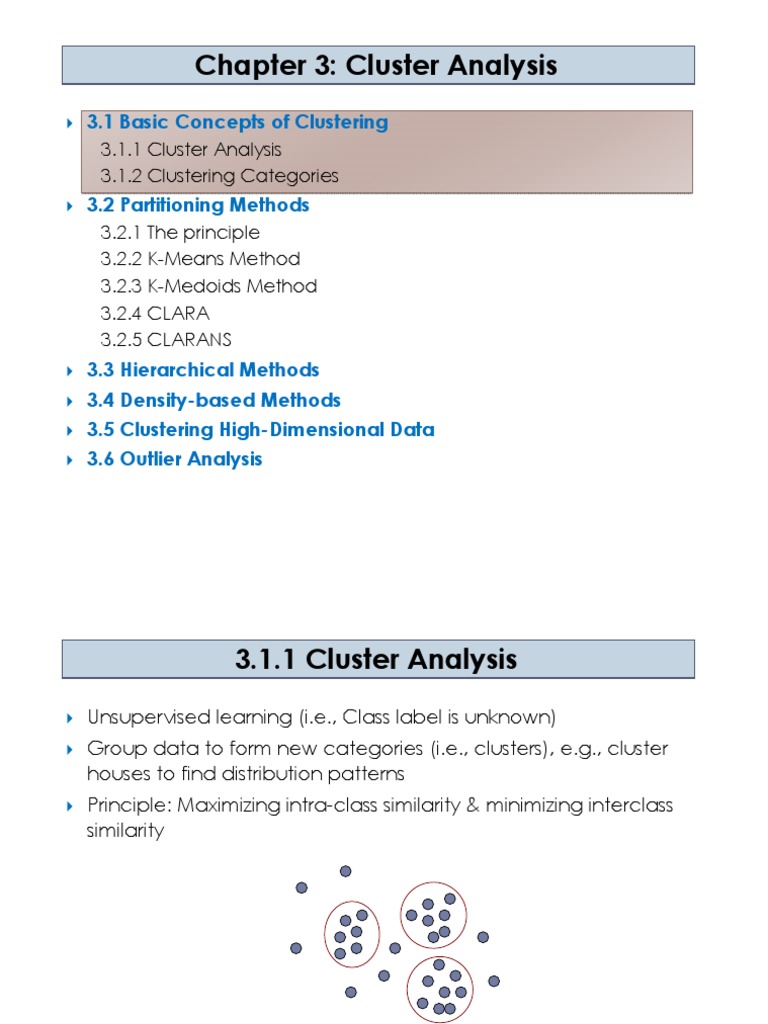 Chapter 3: Guide to Cluster Analysis Techniques | PDF | Cluster Analysis | Data Analysis