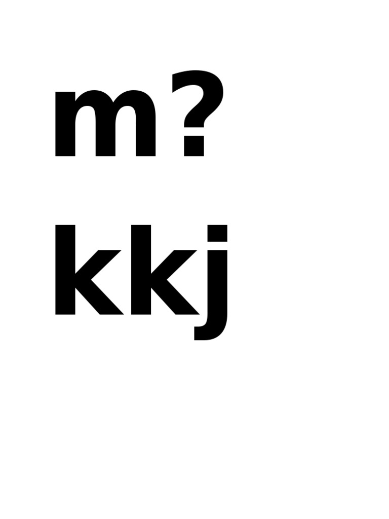 M? KKJ | PDF