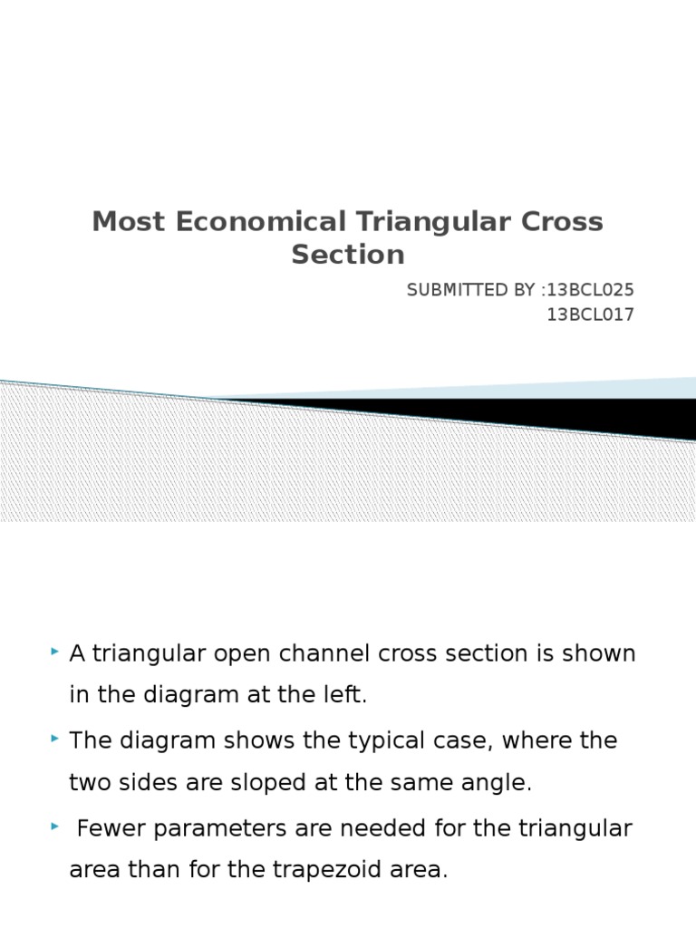 Triangular Cross Section | PDF | Teaching Methods & Materials | Science & Mathematics