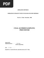 Coal Sampling Procedure IS436 | PDF