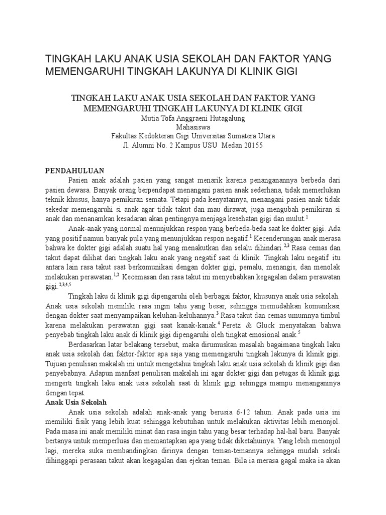 Contoh Makalah Individu | PDF